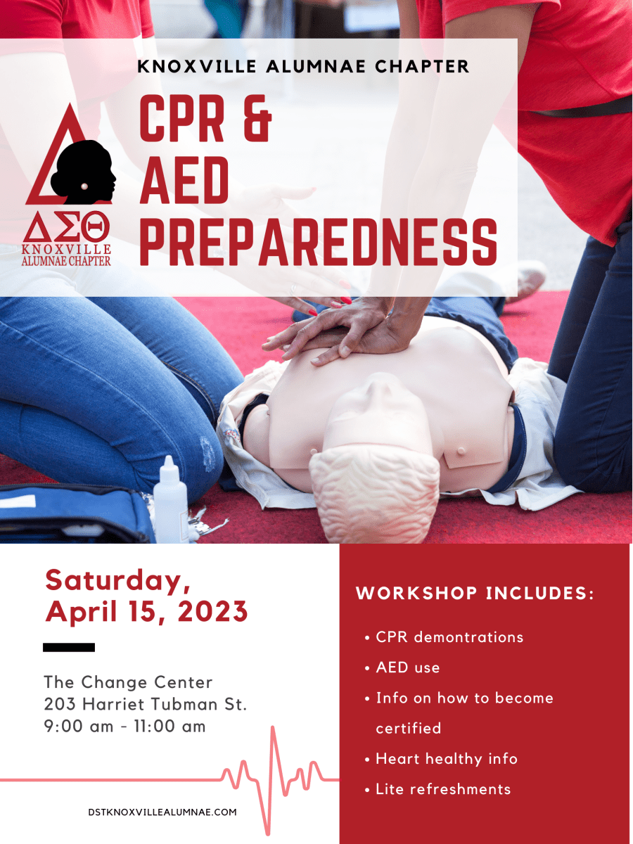 CPR & AED PREPAREDNESS WORKSHOP – Knoxville Alumnae Chapter