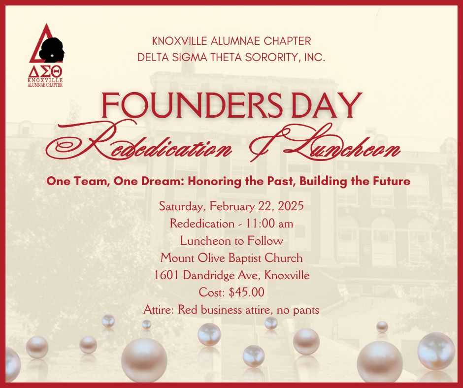 2025 Founders Day – Knoxville Alumnae Chapter