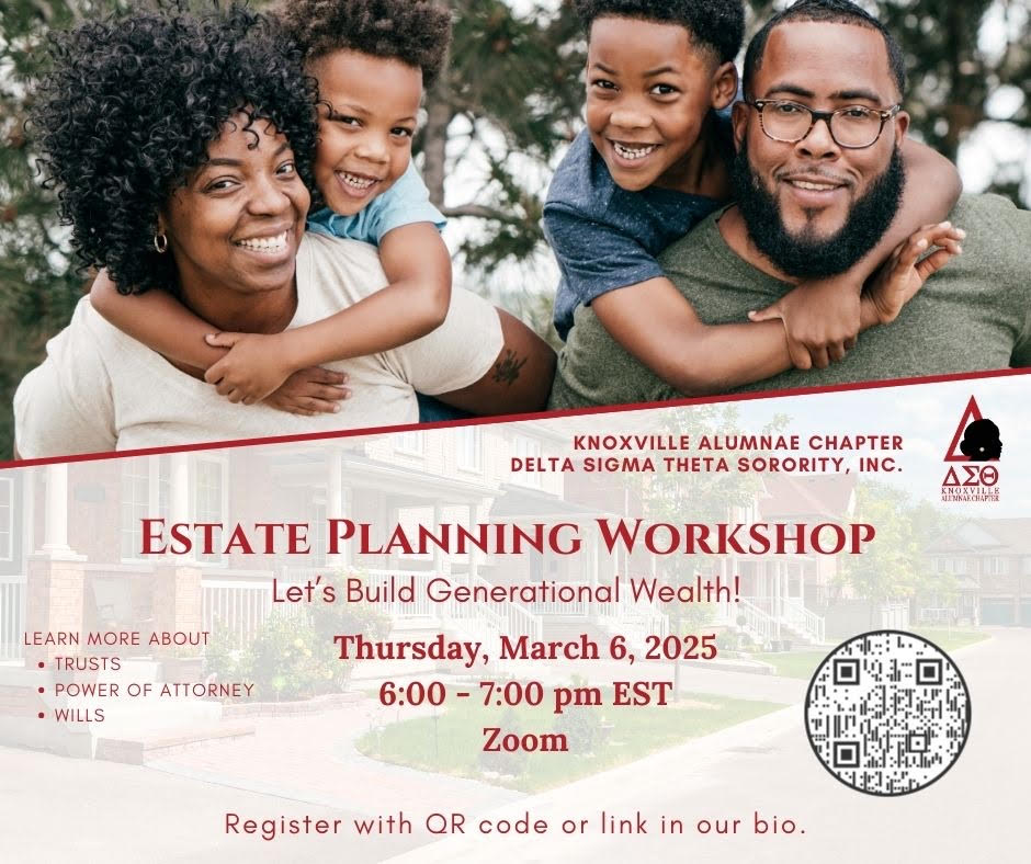 Estate Planning Workshop – Knoxville Alumnae Chapter